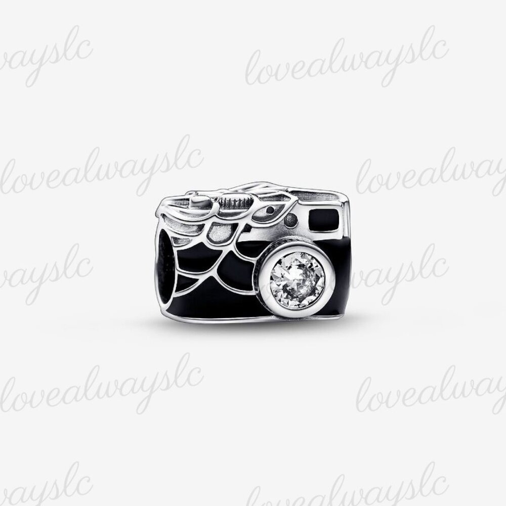 Pandora Marvel Spider-Man Camera Selfie Charm|Pendant - Gem